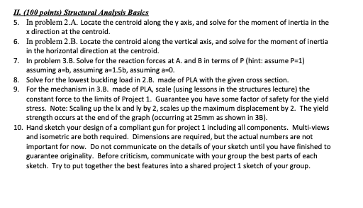Solved II. (100 points) Structural Analysis Basics 5. In | Chegg.com