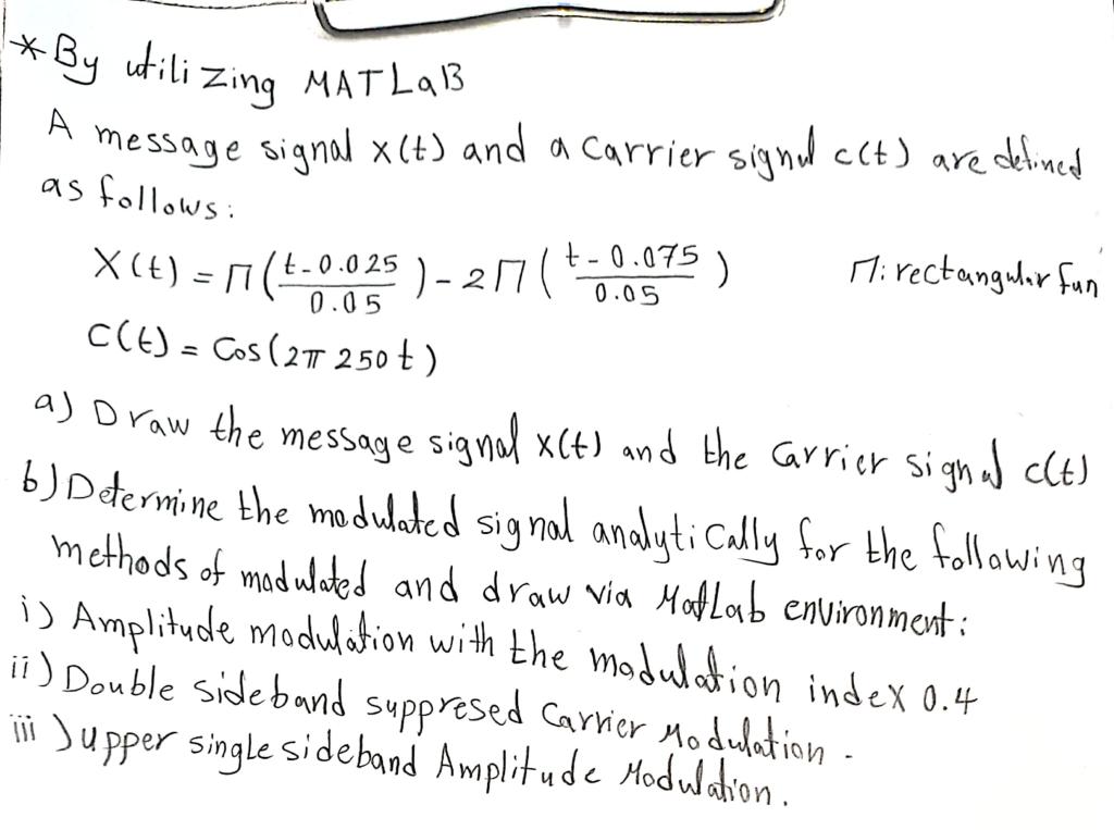 Solved as follows: = 0.05 *By utilizing MATLAB A message | Chegg.com