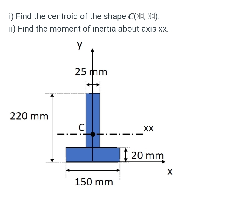 Solved i) ﻿Find the centroid of the shape C(WX, ﻿W0).ii) | Chegg.com