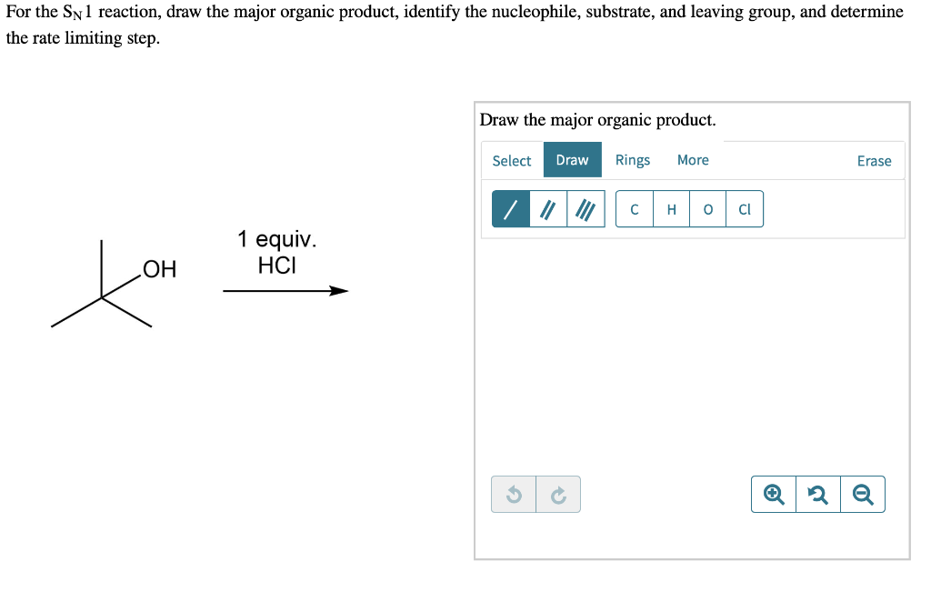 Solved For The Syl Reaction Draw The Major Organic Product