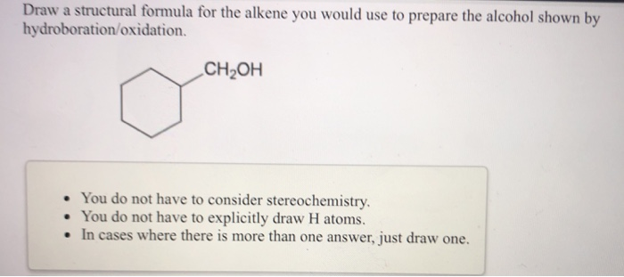 Solved Draw a structural formula for the product formed upon | Chegg.com