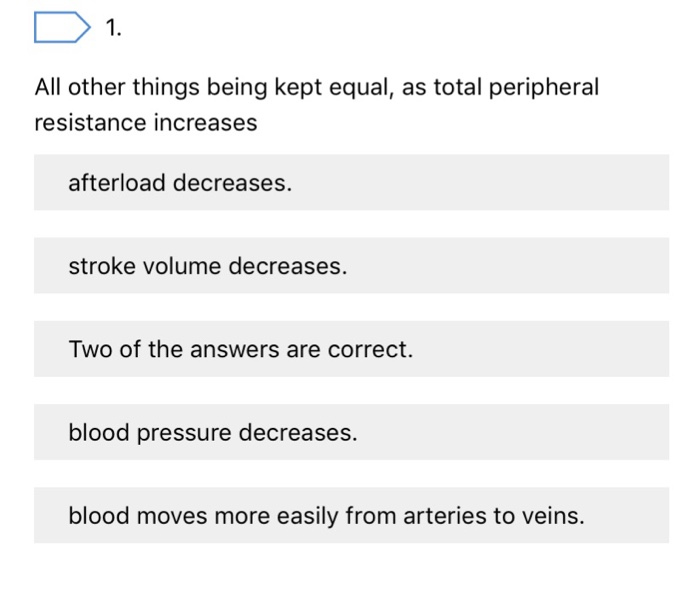 Solved 1. All other things being kept equal, as total | Chegg.com