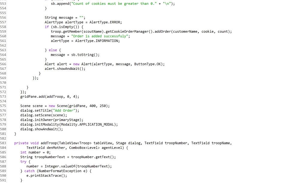 Solved I have been trying to insert help class that briefly | Chegg.com