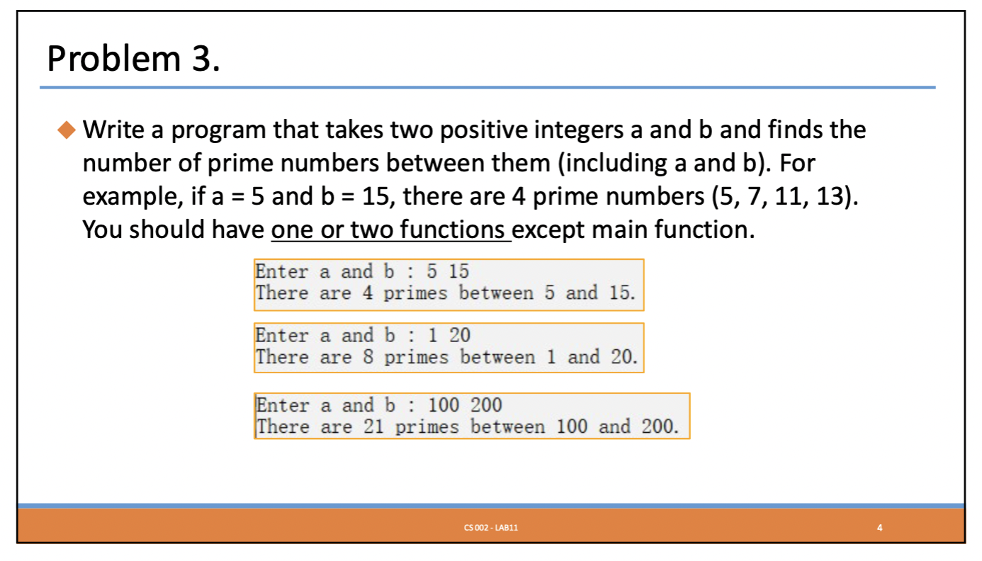 Solved Write a program that takes two positive integers a | Chegg.com