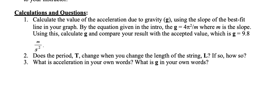 Solved Calculations And ions 1 Calculate The Value Of Chegg