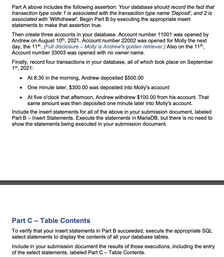Solved Write and execute DDL to create database tables in | Chegg.com