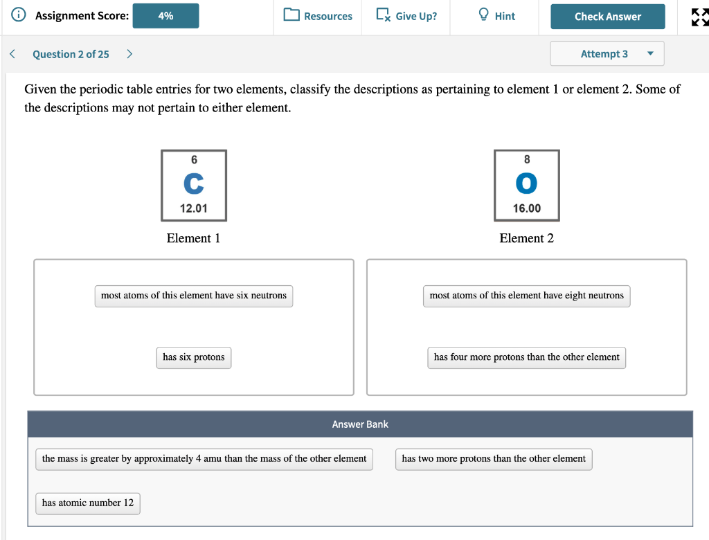Solved 0 Assignment Score: 4% Resources Give Up? Hint Check | Chegg.com