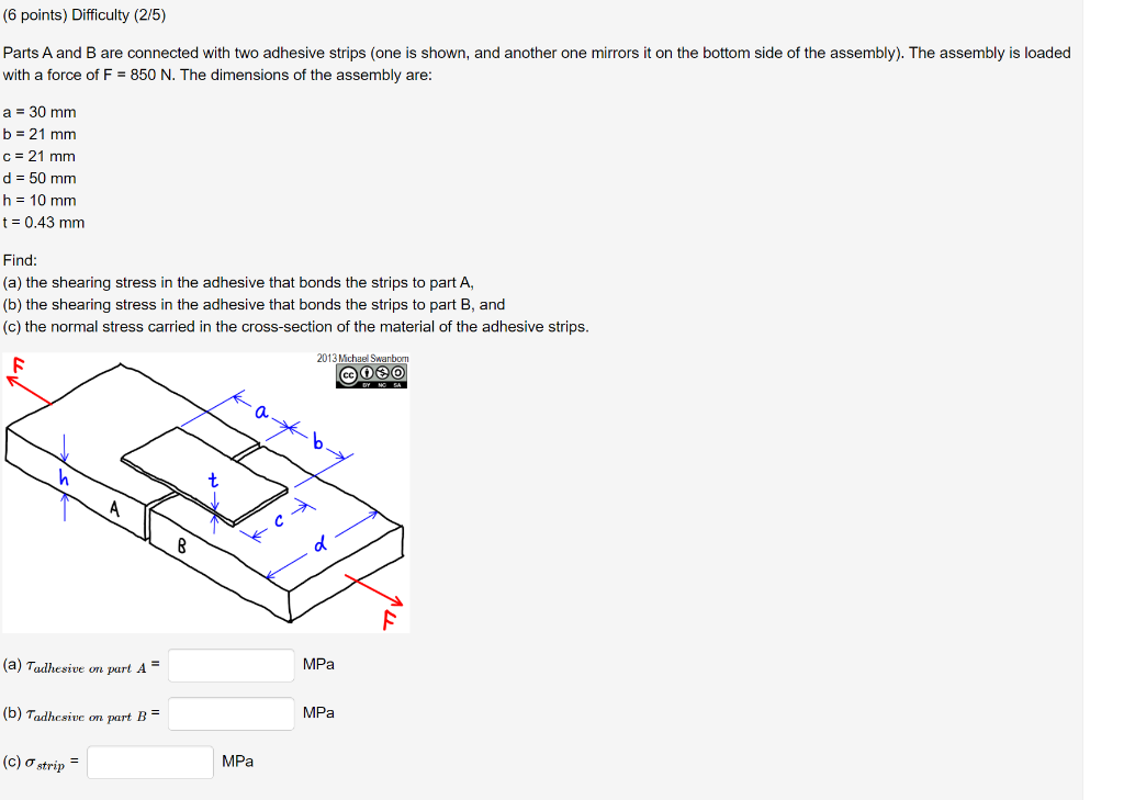 Solved (6 points) Difficulty (2/5) Parts A and B are | Chegg.com