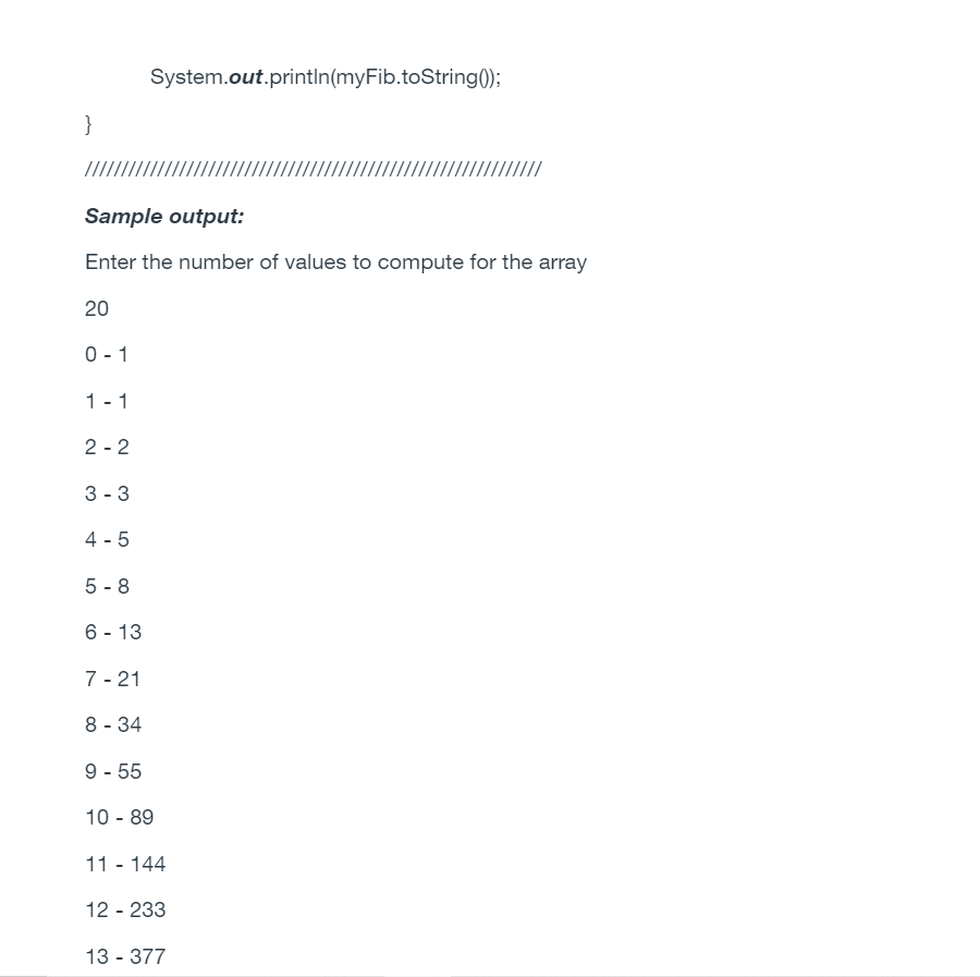Solved Generate a Fibonacci sequence. Each number in the | Chegg.com