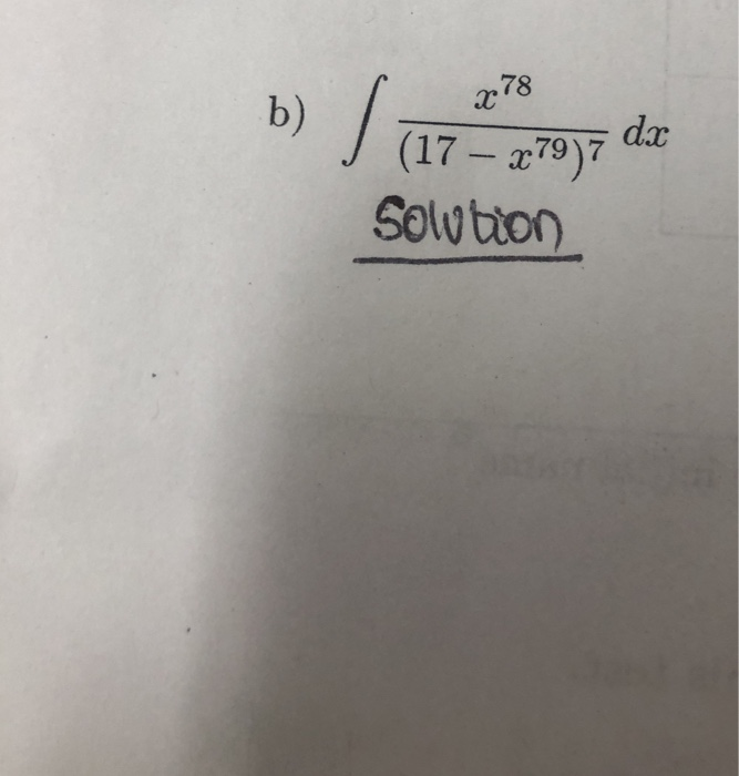 Solved 78 b) 1779) Solvtion 3 | Chegg.com