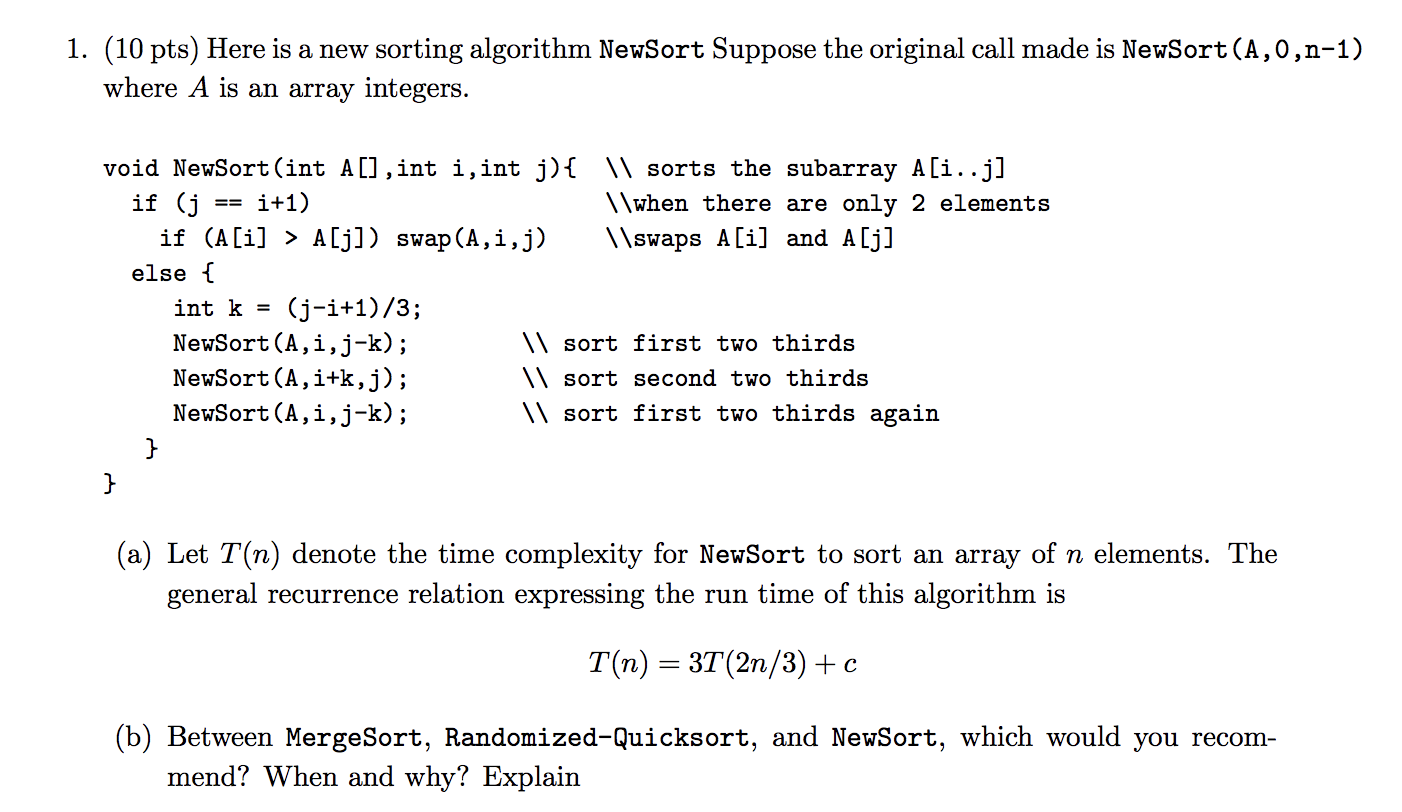 Solved When asked to describe an algorithm you are expected | Chegg.com