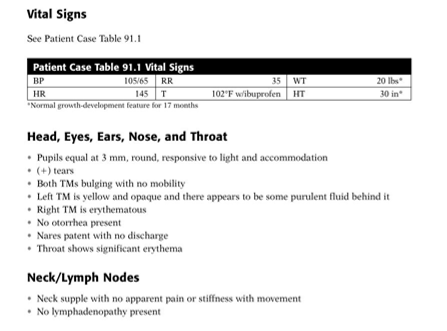 Case StudyAcute Otitis Media Case Study - p.438Answer | Chegg.com