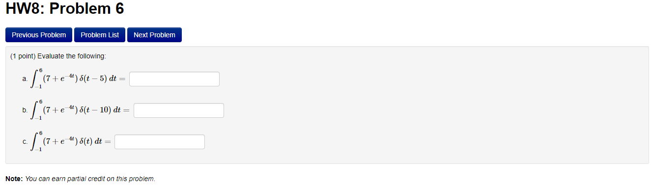 Solved HW8: Problem 6 Previous Problem Problem List Next | Chegg.com