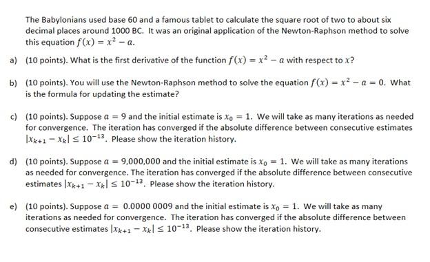 The Babylonians used base 60 and a famous tablet to | Chegg.com