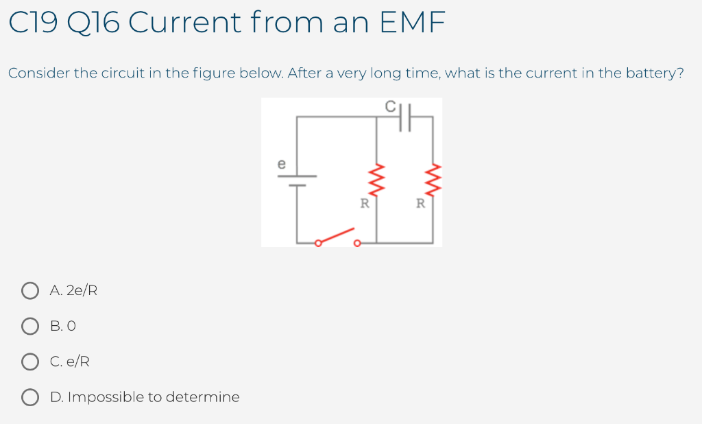 Solved C19 Q16 Current from an EMF Consider the circuit in | Chegg.com