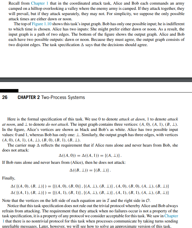 Solved Recall from Chapter 1 that in the coordinated attack | Chegg.com