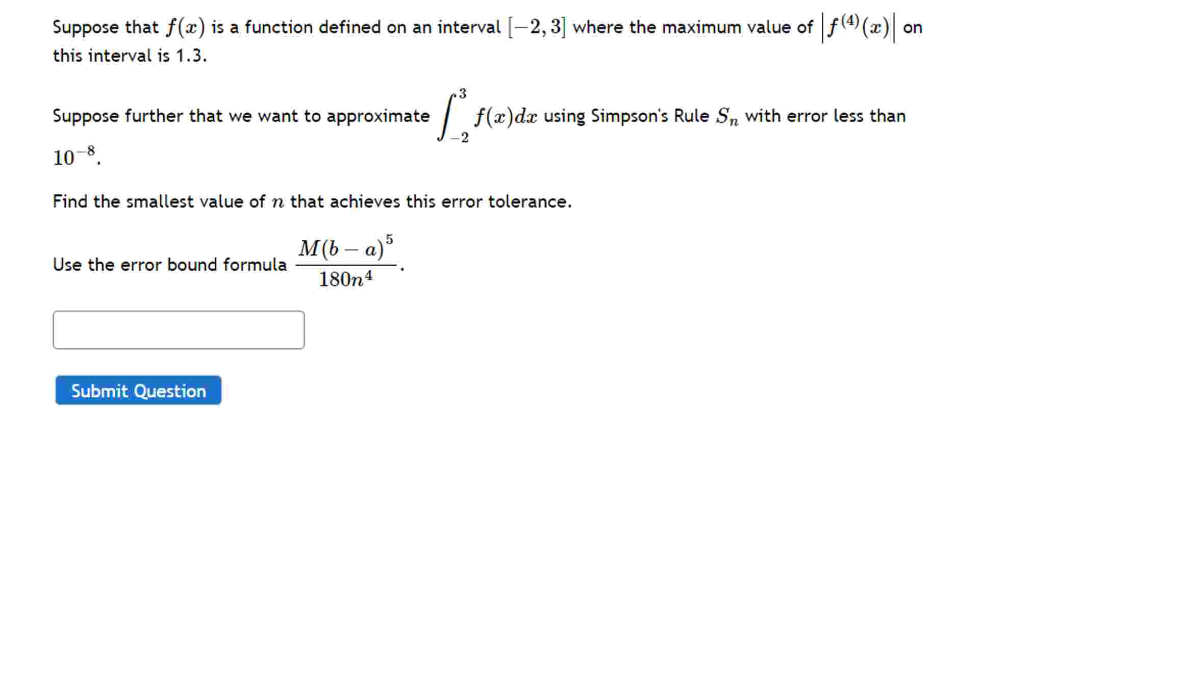 Solved Suppose that f(x) is ﻿a function defined on an | Chegg.com