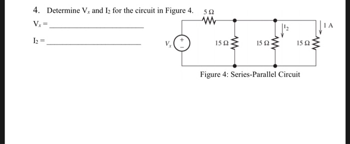 Solved 4. Determine Vx and I2 for the circuit in Figure 4 5 | Chegg.com