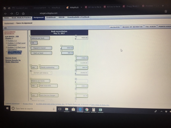 Solved CALCULATOR PRINTER VERSION BACK NEXT Problem 7-12 | Chegg.com