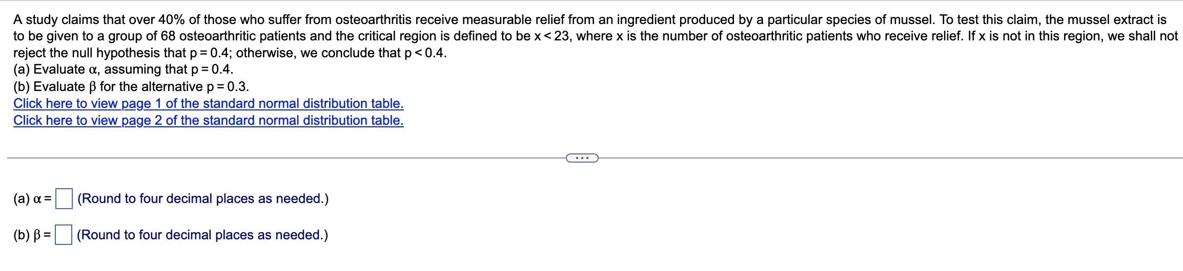 Solved reject the null hypothesis that p=0.4; otherwise, we | Chegg.com