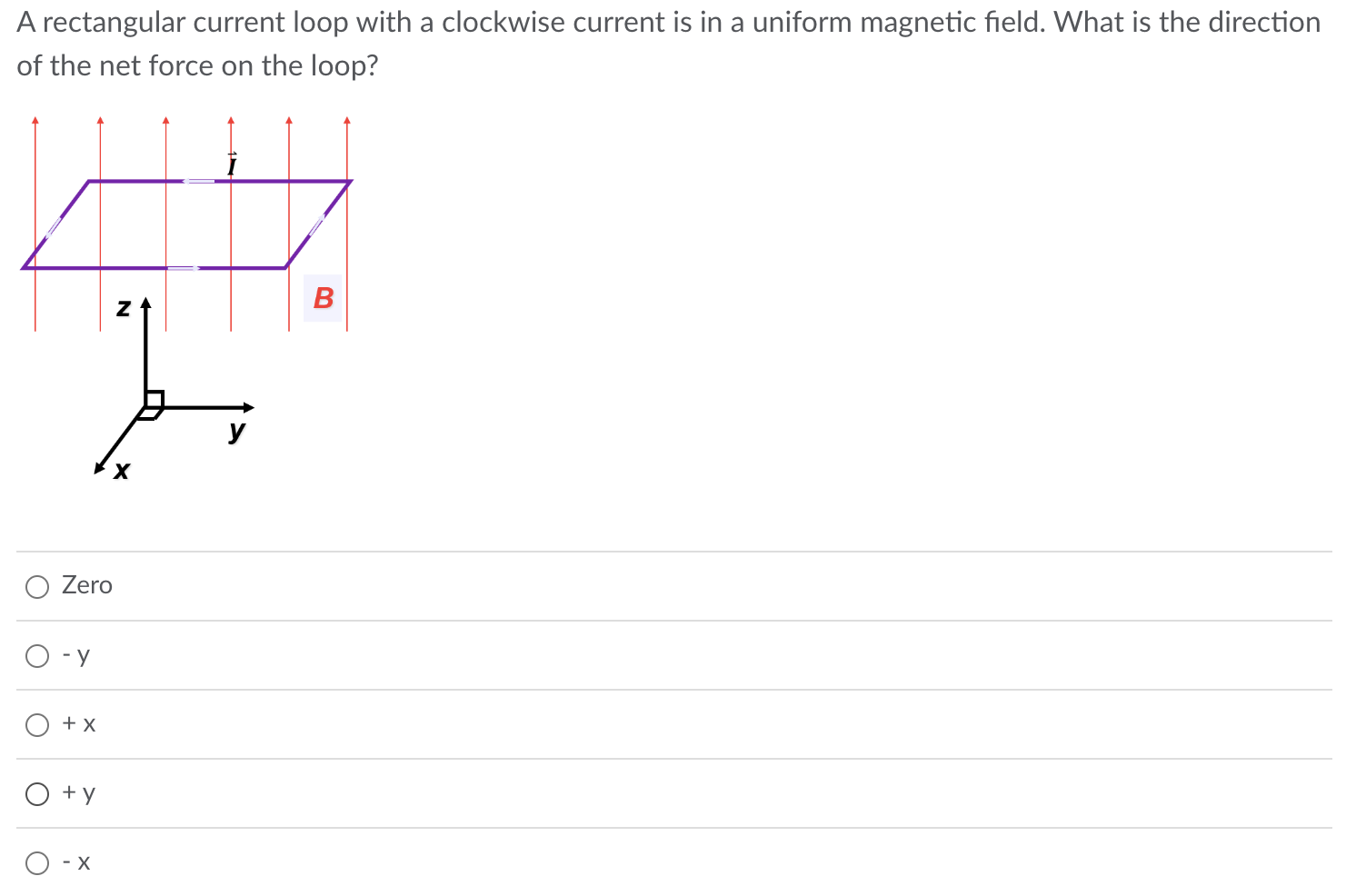 Solved A Rectangular Current Loop With A Clockwise Current 8036