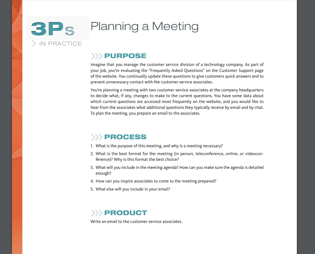 Solved Read Newman Chapter Three. Review The 3Ps in Action. | Chegg.com