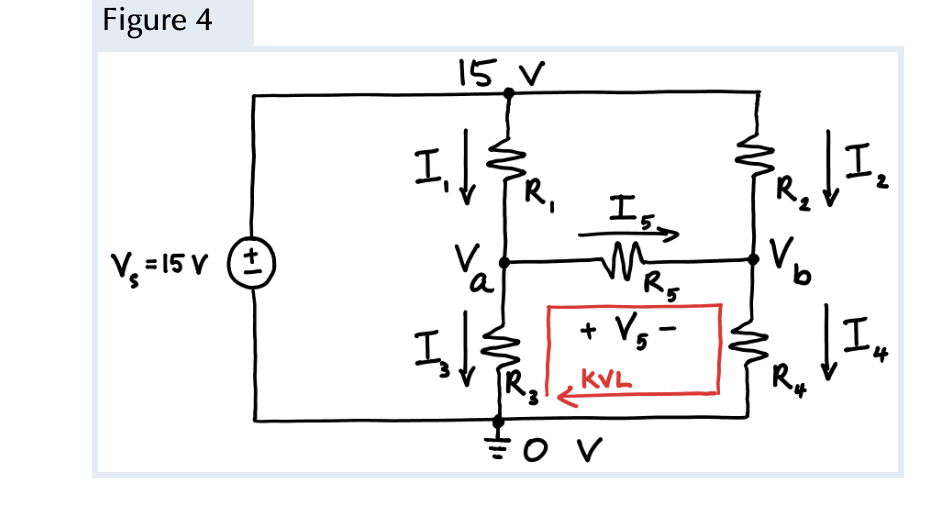 Solved Analyze the circuit using KVL/KCL. The following | Chegg.com