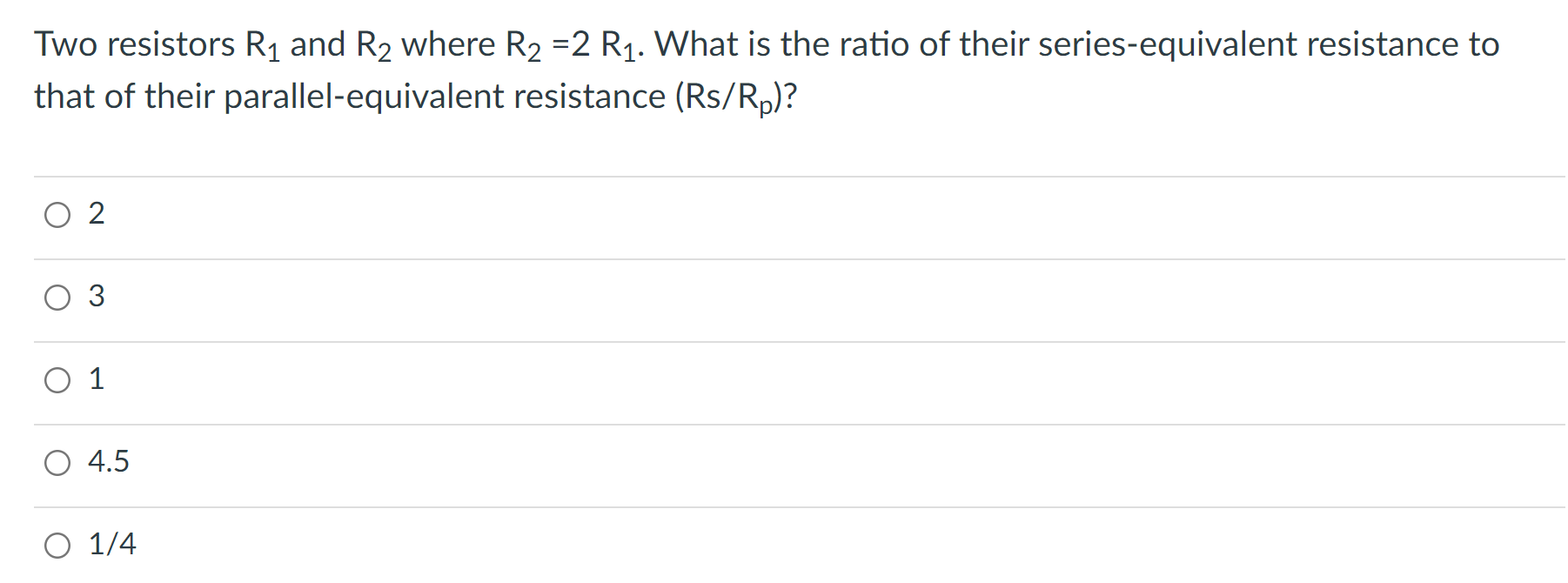 Solved Two resistors R1 and R2 where R2 =2 R1. What is the | Chegg.com