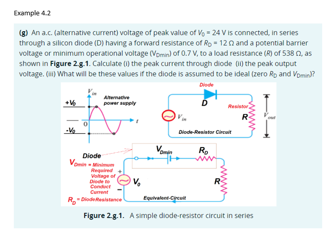 Solved (g) An a.c. (alternative current) voltage of peak | Chegg.com