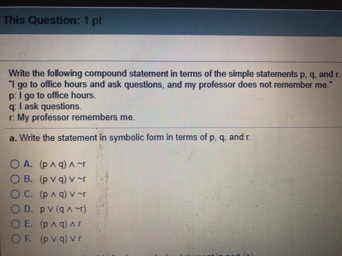 Solved This Question: 1 pt Write the following compound | Chegg.com