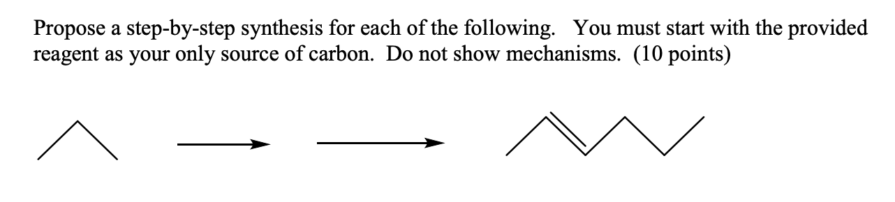 Solved Propose a step-by-step synthesis for each of the | Chegg.com