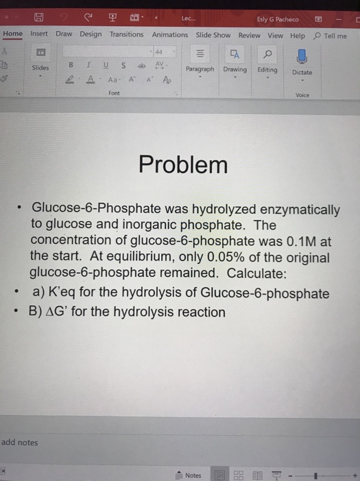 Solved Esly G Pacheco Home Insert Draw Design Transitions | Chegg.com
