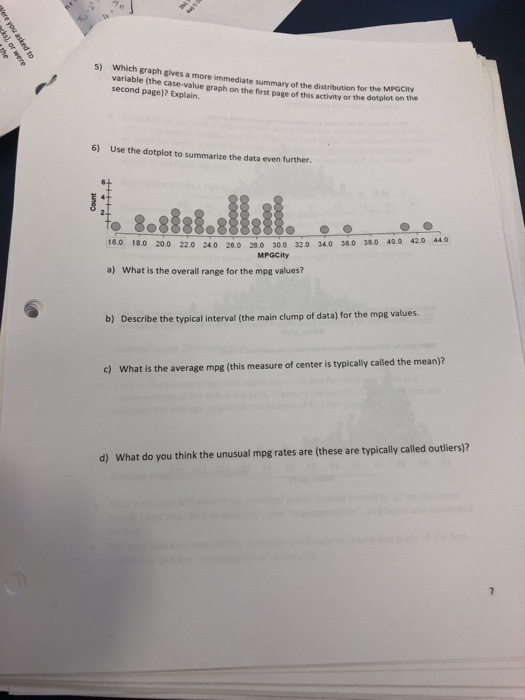 Solved PART 1 DISTRIBUTIONS FOR QUANTITATIVE DATA (DOTPLOTS) | Chegg.com