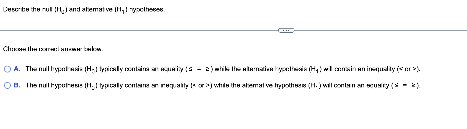Solved Describe the null (H0) and alternative (H1) | Chegg.com