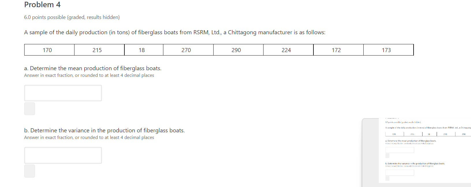 Solved Problem 4 6.0 points possible (graded, results | Chegg.com
