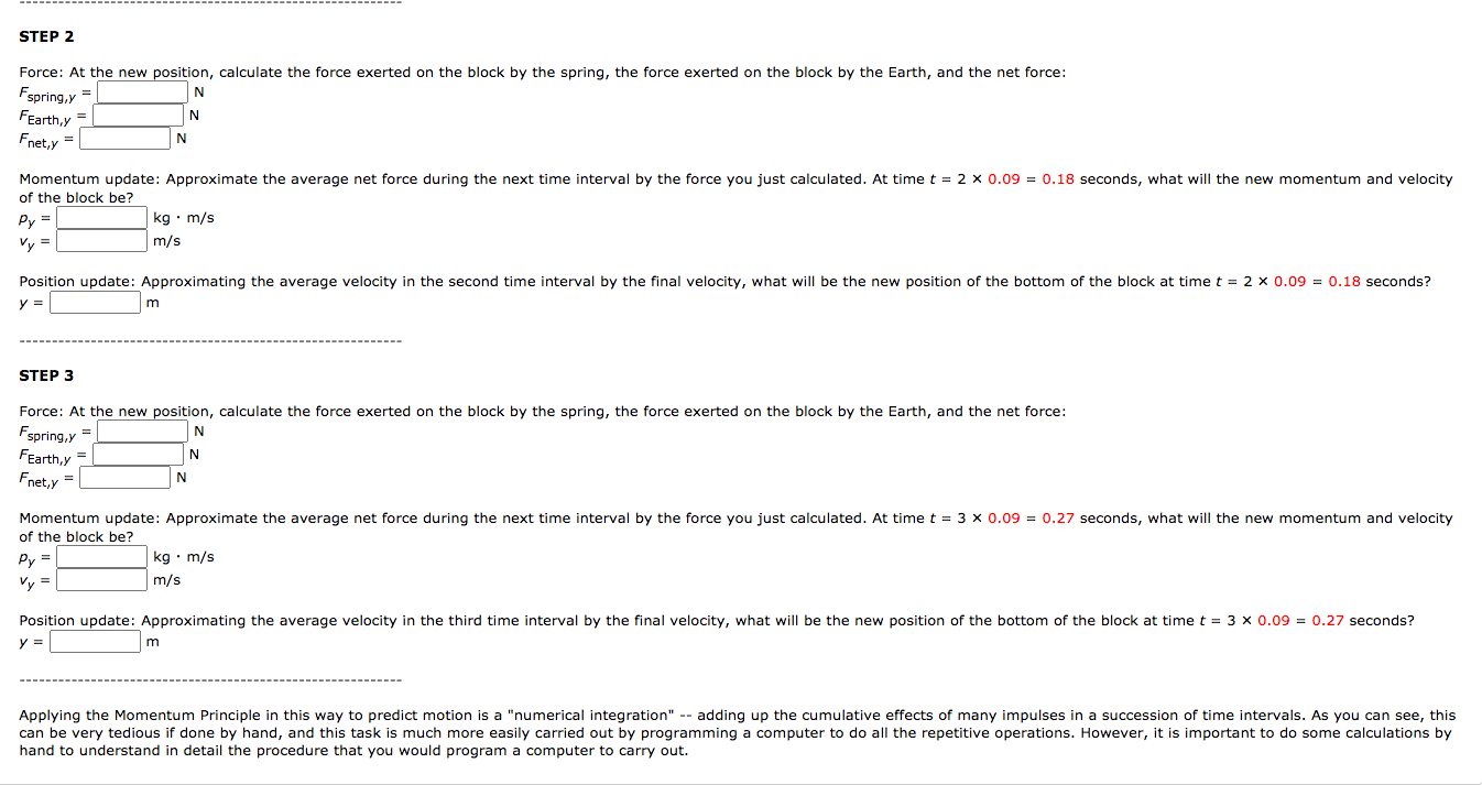 Solved Relaxed length Push down, release from rest A spring | Chegg.com