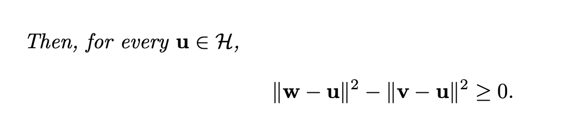 Solved 6. Check that Lemma 14.1 holds when a projection step | Chegg.com