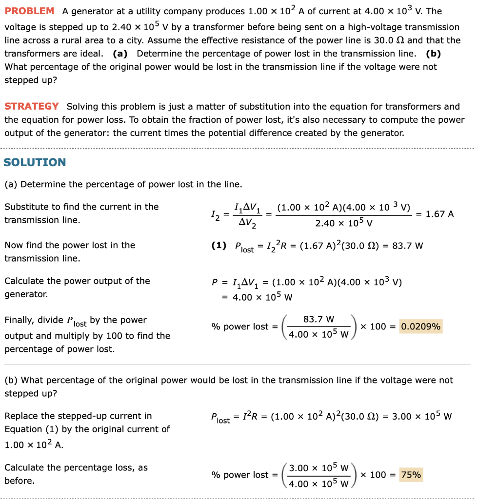 Solved PROBLEM A generator at a utility company produces | Chegg.com