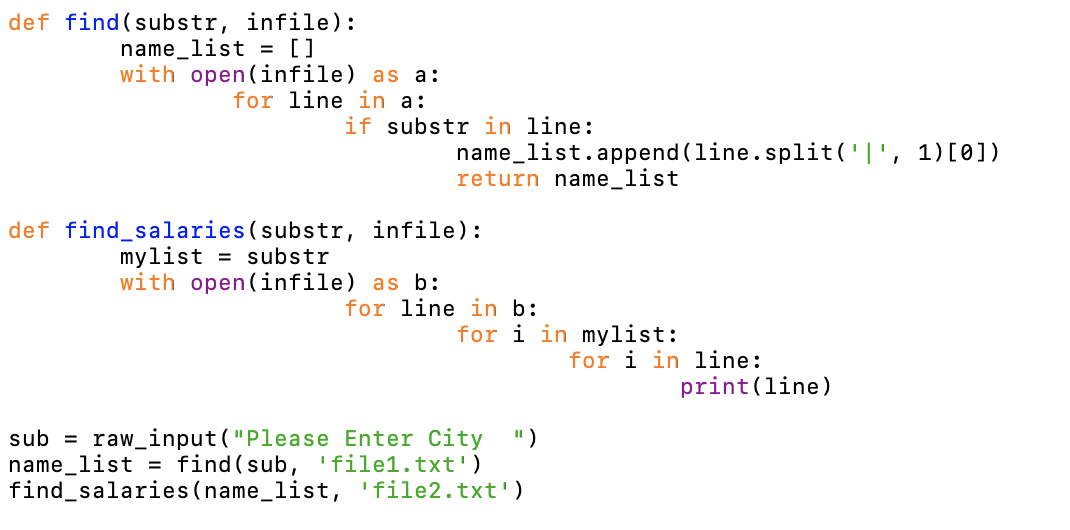 Solved Python Program : Having some problems with my code. | Chegg.com