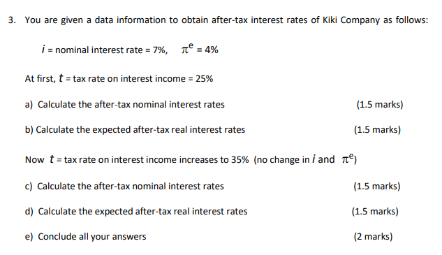 Solved 3. You are given a data information to obtain | Chegg.com