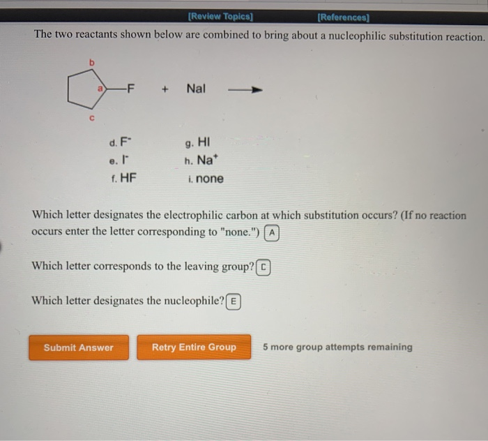 Solved Review Topics References) The two reactants shown | Chegg.com