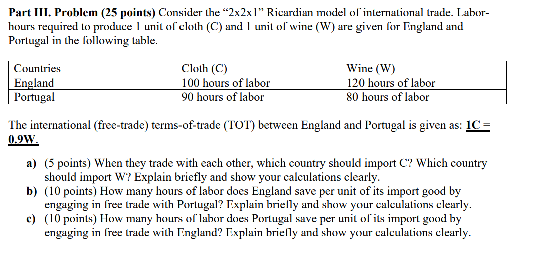 Solved Part III. Problem (25 points) Consider the " 2×2×1 " | Chegg.com
