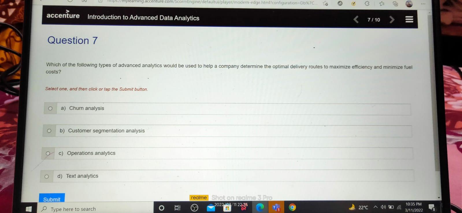 Solved Topic: Data Analytics Please give the correct answe | Chegg.com
