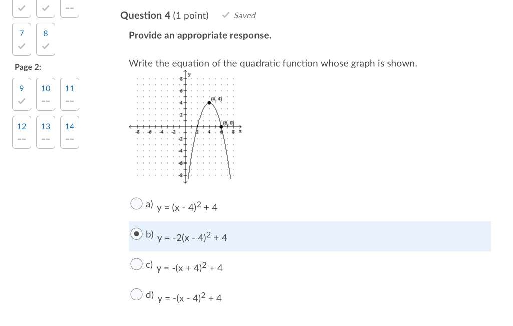 Solved Question 4 (1 point) v Saved Provide an appropriate | Chegg.com Solved Question 4 (1 point) v Saved Provide an appropriate | Chegg.com
