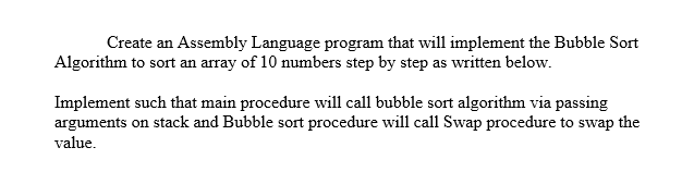 Solved Create An Assembly Language Program That Will 