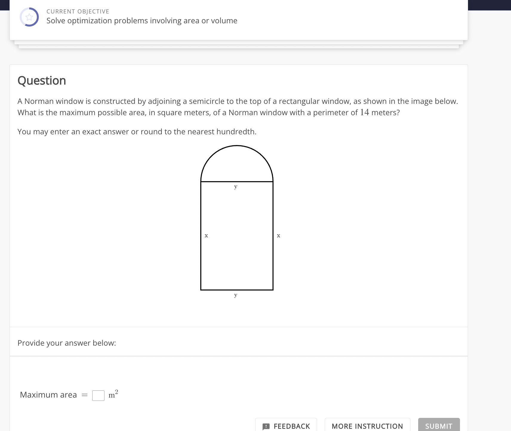 Solved CURRENT OBJECTIVE Solve optimization problems | Chegg.com