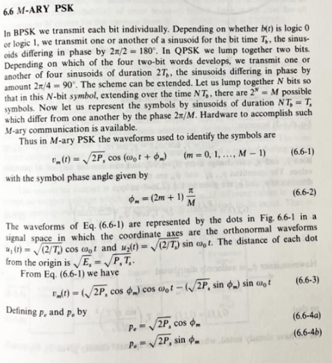 Solved In BPSK we transmit each bit individually. Depending | Chegg.com