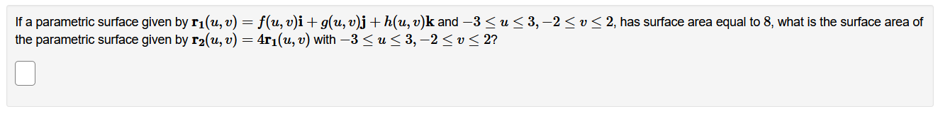 Solved If a parametric surface given by | Chegg.com