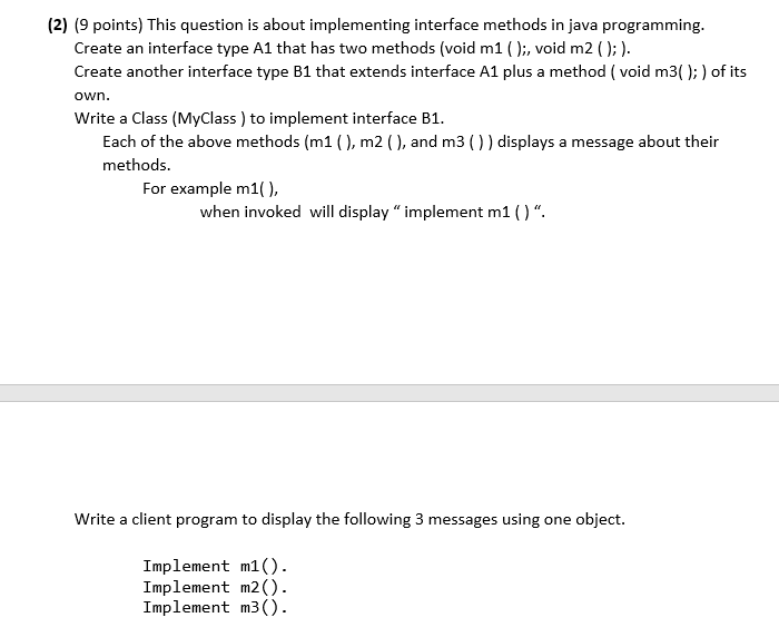 Solved (2) (9 points) This question is about implementing | Chegg.com
