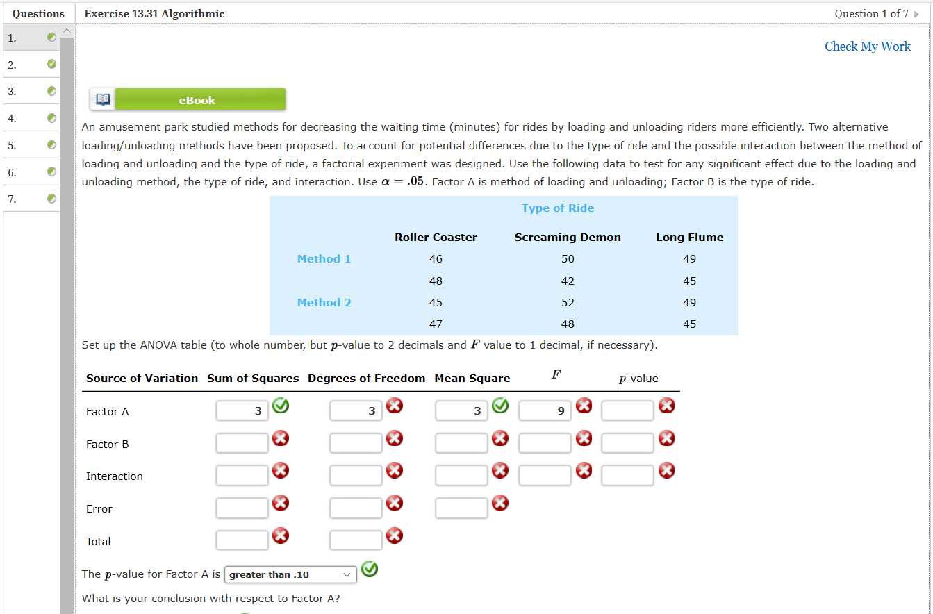 Solved Questions Exercise 13.31 Algorithmic Question 1 of 7 | Chegg.com